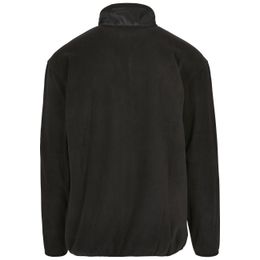 Urban Classics Jungen Fleecejacke "Urban Classics Herren Patched Micro Fleece Jacket"schwarz, Gr. S, unifarben, 100% Polyester, Jacken