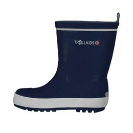 Gummistiefel Trollkids "KIDS LYSEFJORD RUBBER BOOTS", M&auml;dchen, Gr. 28, navy, Synthetik, Schuhe Gummistiefel, wasserdicht, mit Gummilaufsohle, f&uuml;r Kinder