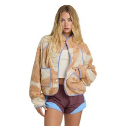 Billabong Damen Sweatshirt "Dawney Snap Up", beige, Gr. XS, Obermaterial: 100% Polyester., Sweatshirts