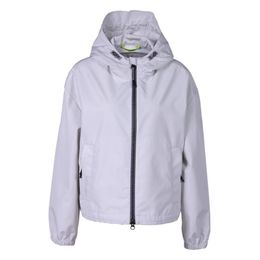 Fuchs & Schmitt FUCHS SCHMITT Damen Outdoorjacke, wei&szlig;, Gr. 44, unifarben, Web, Obermaterial: 100% Polyester, Jacken, mit Kapuze, Regular Fit, Rei&szlig;verschlusstaschen