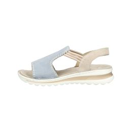Ara Damen Riemchensandale "Ara Sandalen Leder", Gr. 40, blau, Leder, Schuhe