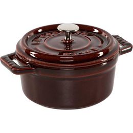 Staub Mini Cocotte 10cm rund grenadine, Gusseisen