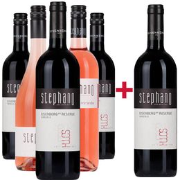 Weingut StephanO 5+1 Blaufr&auml;nkisch Entdecker-Paket - S&uuml;dburgenland &ndash; Probierpaket Qualit&auml;tswein