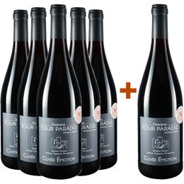 Domaine Tour Paradis 5+1 Paket Cuv&eacute;e Emotion 2021 Trocken - Rh&ocirc;ne &ndash; Probierpaket AOP