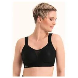 Sport-BH Anita ACTIVE "Smart Control", Damen, Gr. 100, Cup D, schwarz, Stoff, Obermaterial: 49% Polyamid, 31% Elasthan, 20% Polyester, Mesh, Netz, clean, matt, unifarben, regular fit, BHs Sport-BH, Cups vorgeformt, weich, nahtlos, schlicht, breites Unterbrustband