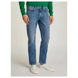 Straight-Jeans Tommy Hilfiger "CORE DENTON", Herren, Gr. 33, L&auml;nge 30, blau (light blau), Denim/Jeans, Obermaterial: 94% Baumwolle, 4% Elastomultiester, 2% Elasthan, straight fit, Jeans Straight-Jeans