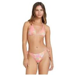 Bade-Shirt Billabong "Crazy For Coral Multi Tri", Damen, Gr. M, Cup B, bunt (peach out), Obermaterial:78% Nylon 22% Elasthan;, Bikini-Oberteile