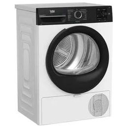 Beko W&auml;rmepumpentrockner "BM3T38240W", Energieeffizienz: C (A-G), wei&szlig;, B:59,8cm H:84,6cm T:60,7cm, Trockner, AquaWave Schontrommel & 8 kg &ndash; sanft trocknen f&uuml;r die ganze Familie, Topseller