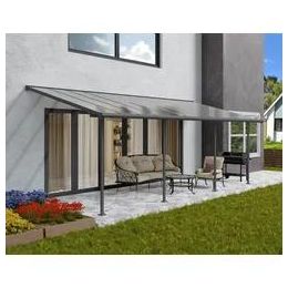 Terrassendach PALRAM - CANOPIA "Sierra Alu Terrassen&uuml;berdachung", grau, B:739cm T:295cm, Aluminium, Polycarbonat (PC), Terrassen&uuml;berdachungen, einfache DIY Montage