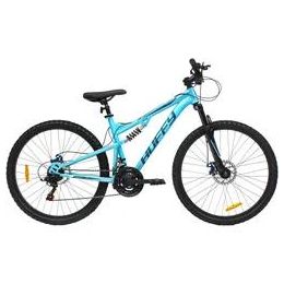 Mountainbike Huffy Gr. 45, blau, Fahrr&auml;der, Kinder, 45cm, 26 Zoll (66,04cm) hinten: 26 Zoll (66,04cm)