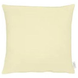 Dekokissen Apelt "4362 Rips Uni" Gr. 1, beige (natur, unifarben), B:40cm L:40cm, Obermaterial: 60% Polyester, 40% Baumwolle, Dekokissen_Sitzkissen_Kissenh&uuml;llen, Wasser- und Schmutzabweisend