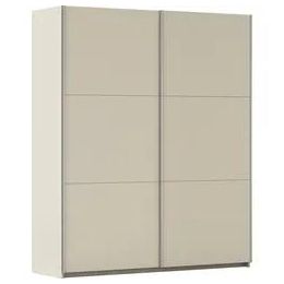 Schwebet&uuml;renschrank Rauch "AURELIO Kleiderschrank Garderobe TOPSELLER", beige (beige (champagner)), B:175cm H:210cm T:59cm, Holzwerkstoff, Schr&auml;nke, Schwebet&uuml;renschrank, 3 verschiedene Ausstattungsvarianten Griffe aus Metall MADE IN GERMANY