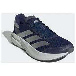 Laufschuh Adidas PERFORMANCE "DURAMO SPEED 2", Damen, Gr. 46, silber (dkblau, silvmt, halsil), Synthetik, Textil, Schuhe Laufschuh, sehr leicht