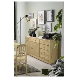 M&ouml;bilia Kommode M&Ouml;BILIA, beige (natur), B:118cm H:75cm T:35cm, Massivholz, Sideboards, Kommode, gefertigt aus massivem Kiefernholz