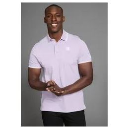 Poloshirt DELMAO, Herren, Gr. 4XL (68/70), lila, Piqu&eacute;, Obermaterial: 100% Baumwolle, unifarben, Basic, regular fit, Rippb&uuml;ndchen, Shirts, Kurzarm, lockere Passform, Polokragen, f&uuml;r Tennis oder Golf, Topseller