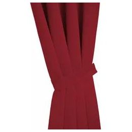 Raffhalter WIRTH "DIM OUT" Gr. 1, rot, B:60cm H:6cm, Polyester, Raffhalter