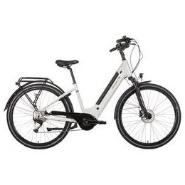 E-Bike SAXONETTE "E-Bike Cityrad Deluxe Sport (Wave)" Gr. 50, schwarz (wei&szlig;, schwarz), Elektrofahrr&auml;der, 50cm, 28 Zoll (71,12cm), (mit integr. Akku), Elektrofahrrad f&uuml;r Damen u. Herren, Topseller