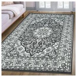 Teppich OTTO HOME "Miane, Orient-Design, kurzflor" Gr. 3, grau, B:120cm H:8mm L:180cm, Kunstfaser, Teppiche, Teppich, weiche Haptik, Wohnzimmer, Esszimmer, Schlafzimmer
