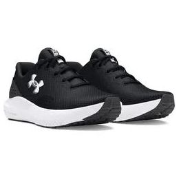 Laufschuh Under Armour "UA Charged Surge 4", Damen, Gr. 49,5, schwarz-wei&szlig; (schwarz, wei&szlig;), Synthetik, Textil, Schuhe Laufschuh, Gute D&auml;mpfung