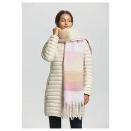 Schal Luhta "Luhta NAANJOKI", Damen, rosa (light pink), Obermaterial: 100% Polyester, Modet&uuml;cher Schal, mit Fransen, weiches und luftiges Material, sportlicher Look