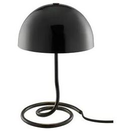OTTO HOME Tischleuchte "Charlett Pilz Lampe", schwarz, &Oslash; 20cm H: 31cm, 1 Stk., Leuchten, Tischlampe, &Oslash; 20 cm, H&ouml;he 31 cm, Metall, Spiralfu&szlig;, Pilzleuchte, G9, Tischleuchte