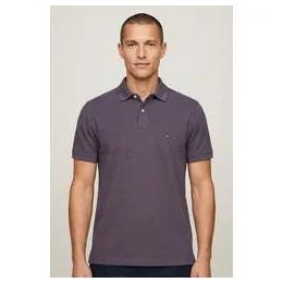 Poloshirt Tommy Hilfiger "1985 SLIM POLO", Herren, Gr. L, mulberry haze heather, Piqu&eacute;, Obermaterial: 96% Baumwolle, 4% Elasthan, Shirts, Markenstickerei, aus Baumwoll-Piqu&eacute;