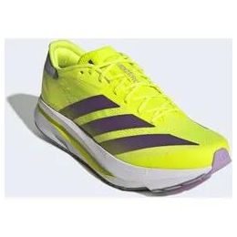 Laufschuh Adidas PERFORMANCE "ADIZERO SL 2", Damen, Gr. 43, solar gelb, aurora plum, powder plum, Textil, Schuhe Laufschuh, mit Lightstrike-Sohle