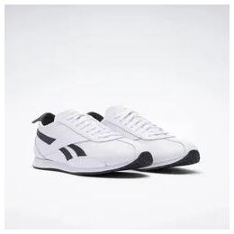 Sneaker Reebok CLASSIC "R400", Herren, Gr. 42,5, wei&szlig;, wei&szlig;, washed schwarz, Leder, Synthetik, Schuhe Sneaker