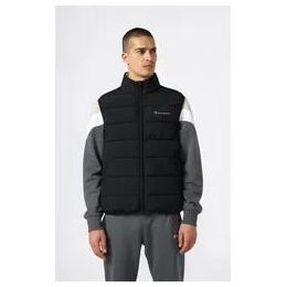Steppweste Champion "Padded Outdoor Vest", Herren, Gr. S (44/46), schwarz (nbk), Obermaterial: 100% Polyamid, Westen Steppweste, aus Polyamid, leichte Qualit&auml;t, sportlicher Stil, f&uuml;r Erwachsene