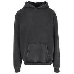 Kapuzensweatshirt Urban Classics "Urban Classics Herren Acid Washed Hoody", Herren, Gr. S, schwarz, 70% Baumwolle, 30% Polyester, unifarben, Sweatshirts