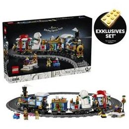Konstruktionsspielsteine Lego "Weihnachtsexpress (10361), Lego Icons", bunt, Spielbausteine, Kunststoff, Exklusives Set