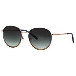 Marc O'Polo Sonnenbrille MARC O'POLO, Damen, rosa (blau verlauf, ros&eacute;gold), leicht transparent, matt, metallic, Sonnenbrillen Sonnenbrille, Panto-Form, schmale B&uuml;gel, Verlaufst&ouml;nung