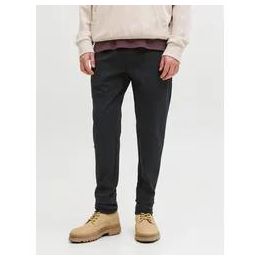 Jack & Jones Sweathose JACK & JONES "JPSTGORDON BASE SWEAT PANTS SN", Damen, Gr. S, N-Gr, schwarz, Web, Obermaterial: 75% Polyester, 21% Baumwolle, 4% Elasthan, unifarben, Hosen Sweathose, mit Kordelzug
