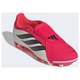 Fu&szlig;ballschuh Adidas PERFORMANCE "PREDATOR CLUB FOLD-OVER TONGUE FIRM GROUND/MULTI GROUND KIDS", M&auml;dchen, Gr. 35, lucid rot, core schwarz, ftwr wei&szlig;, Synthetik, Schuhe Fu&szlig;ballschuh, f&uuml;r viele verschiedene B&ouml;den geeignet, f&uuml;r Jugendliche & Kinder