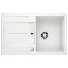 Granitsp&uuml;le Blanco "METRA 45 S", wei&szlig;, B:78cm, Verbundwerkstoff, K&uuml;chensp&uuml;len, aus SILGRANIT