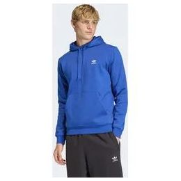 Kapuzensweatshirt Adidas ORIGINALS "TREFOIL ESSENTIALS HOODIE", Herren, Gr. S, collegiate royal, Obermaterial: 70% Baumwolle, 30% Polyester, normal, Rundhals, angesetztes B&uuml;ndchen, Sweatshirts, Basic Hoodie, Kapuzenpullover mit Logo