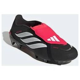 Fu&szlig;ballschuh Adidas PERFORMANCE "PREDATOR LEAGUE MIT UMSCHLAGBARER ZUNGE F&Uuml;R FESTE B&Ouml;DEN", Damen, Gr. 47, core schwarz, ftwr wei&szlig;, lucid rot, Synthetik, Textil, Schuhe Fu&szlig;ballschuh, Au&szlig;ensohle f&uuml;r Rasen und feste B&ouml;den