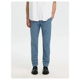 Chinos Selected "SLH175-SLIM NEW MILES FLEX PANT NOOS", Damen, Gr. 32, L&auml;nge 32, blau mirage, Web, Obermaterial: 91% Baumwolle, 6% Elastomultiester, 3% Elasthan, unifarben, slim fit lang, Hosen, Baumwollmischung, slim fit