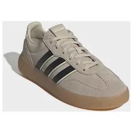 Sneaker Adidas SPORTSWEAR "BARREDA DECODE", Herren, Gr. 39, wonder beige, ice gold metallic, gum10, Leder, Schuhe Sneaker, inspiriert vom Design des Adidas handball spezial