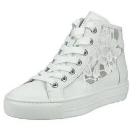 Sneaker Paul Green "Paul Green Sneaker Glattleder", Damen, Gr. 38, wei&szlig;, Glattleder, Schuhe Sneaker, Topseller