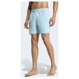 Badeshorts Adidas PERFORMANCE "SWIM 5-INCH", Herren, Gr. XXL, N-Gr, icey blau, wei&szlig;, Obermaterial: 100% Polyester, Badehosen Badeshorts