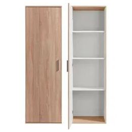 Mehrzweckschrank Procontour "Schrank Clara", braun, B:50cm H:167cm T:52cm, Schr&auml;nke, Mehrzweckschrank