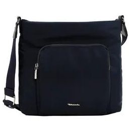 Umh&auml;ngetasche Tamaris "Umh&auml;ngetasche TAS Khiria", Damen, Gr. B/H/T: 27cm x 25cm x 5,5cm 0, blau (blau 500), Polyester, Taschen Umh&auml;ngetasche