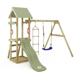 Wickey Spielturm mit Schaukel TinyCabin | Kinderspielturm