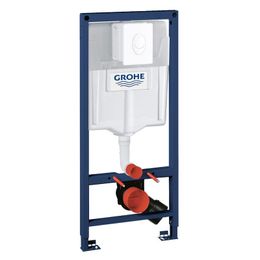 Grohe Rapid SL Vorwandelement H: 113 cm, mit Bet&auml;tigungsplatte, f&uuml;r Wand-WC, 38764001,