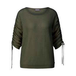 Basler - Rundhals-Pullover, gr&uuml;n, Gr. 48 / XL