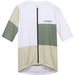 Gore Wear GOREWEAR SWIFTRIDE Block Trikot Herren - Gr&ouml;&szlig;e L - wei&szlig;