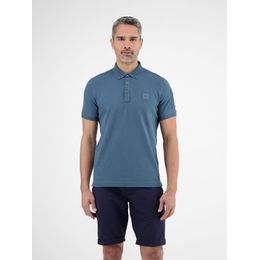Poloshirt Lerros "Piqu&eacute;-Poloshirt f&uuml;r Herren", Herren, Gr. XL, blau (crispy blau), 95% Baumwolle, 5% Elasthan, ohne Ausschnitt, Shirts Poloshirt
