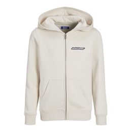 Jack & Jones Jack & Jones Junior Sweatjacke Jungen Gr&ouml;&szlig;e 152 beige / grau / wei&szlig;