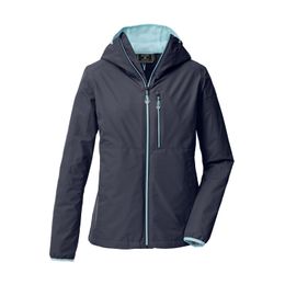 Funktionsjacke Killtec "KOS 73 WMN JCKT", Damen, Gr. 42, nachtblau, Obermaterial: 100% Polyester;Futter: 100% Polyester, Jacken Funktionsjacke, Wind- und wasserdicht, atmungsaktiv, packbar, verstellbar